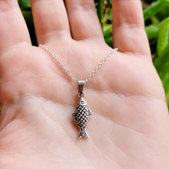 Jewelry | New Handmade Silver Fish Necklace | Poshmark